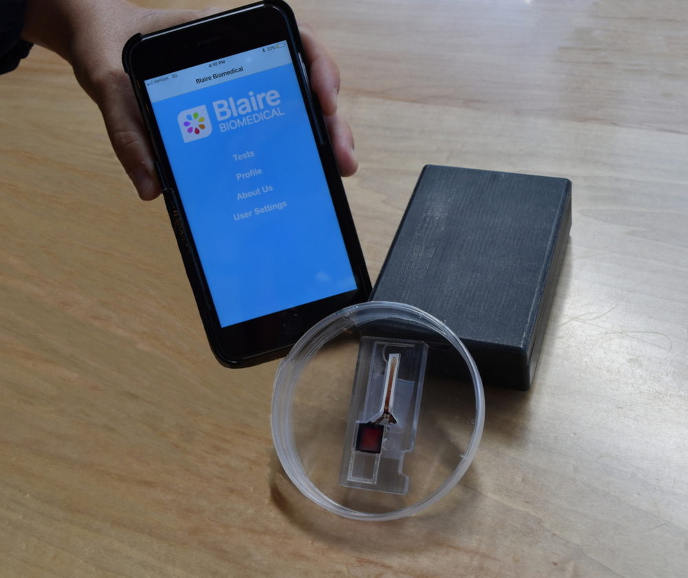 Mother makes blood-testing easier after her newborn daughter is ...