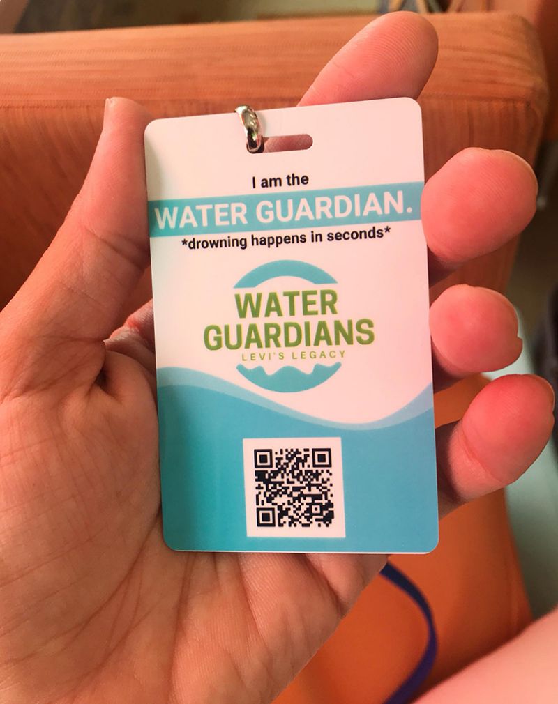 Mother invents Water Guardian tags to help preventing child drownings ...