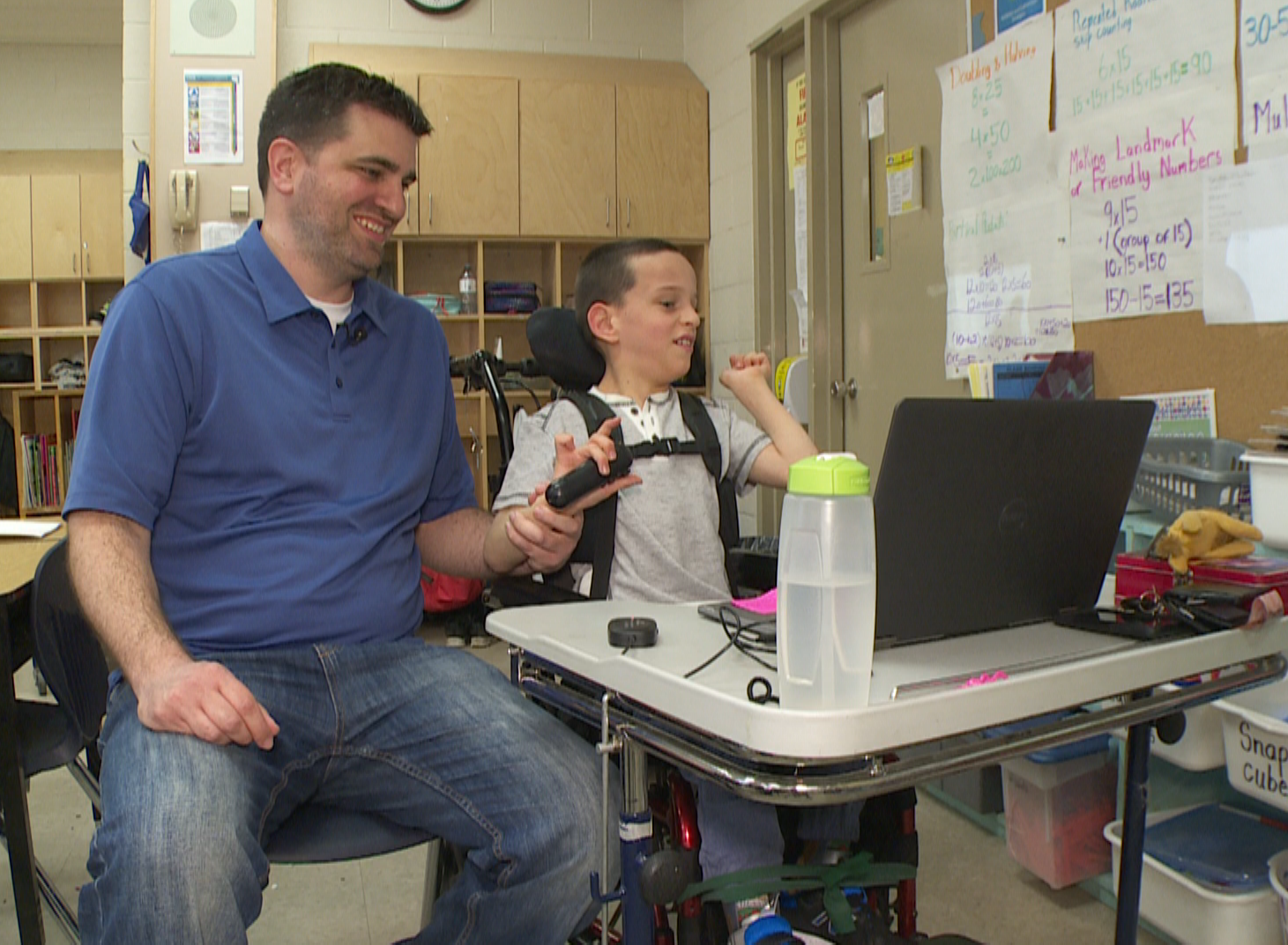 Dad combines devices to help disabled child use computers | Patient ...