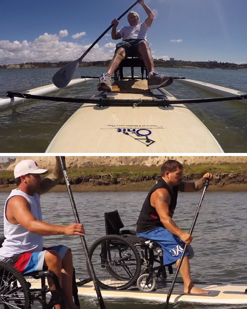 Paddleboard for wheelchair users | Patient Innovation