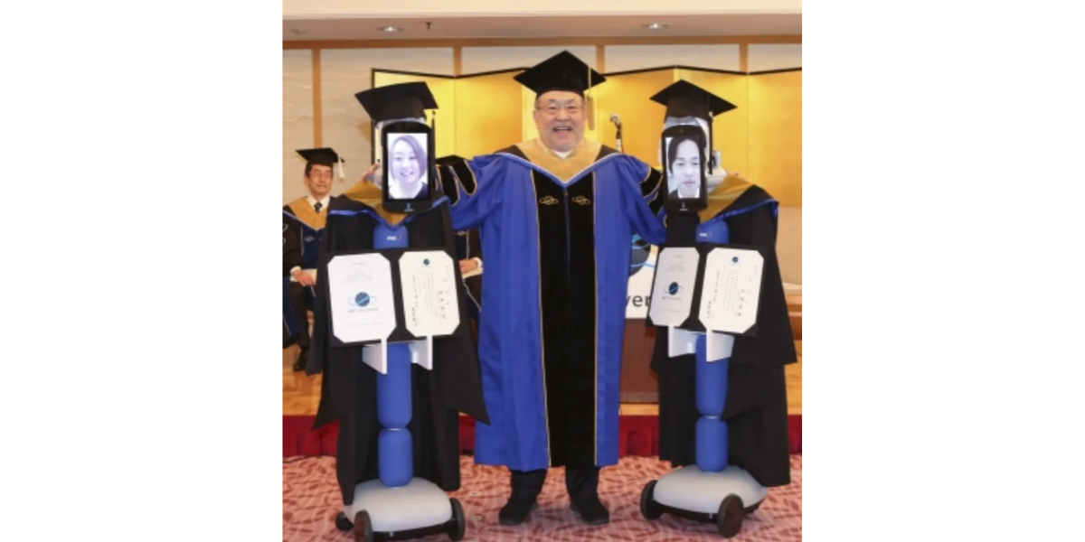 University organises remote graduation ceremony with robots for its ...