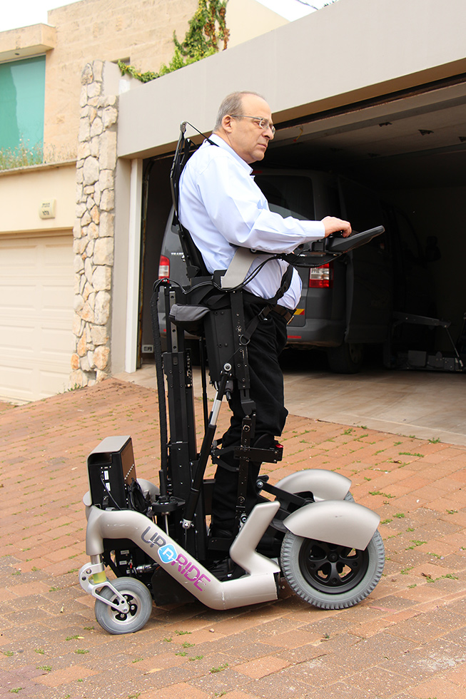 Tetraplegic invents mobility device to help him stand up | Patient ...
