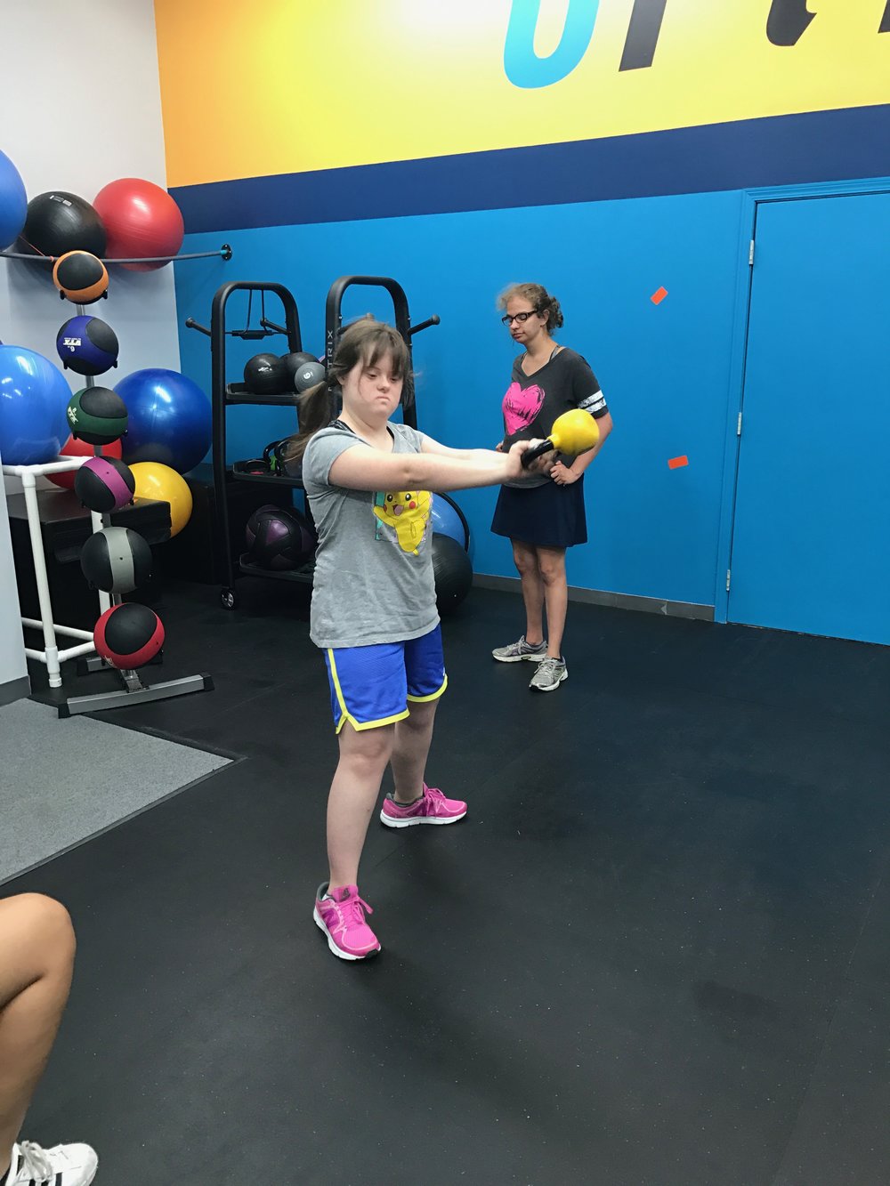 Teacher creates special fitness centre for her disabled students ...