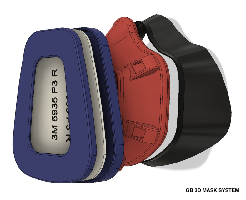 Innovator develops a reusable mask with an interchangeable filter ...