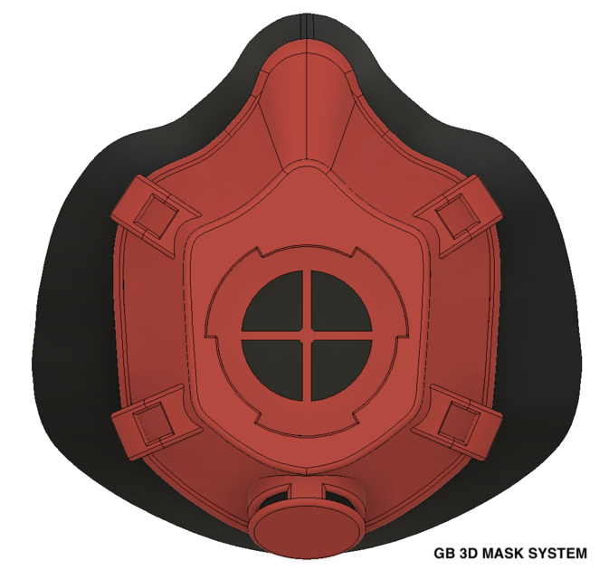 Innovator develops a reusable mask with an interchangeable filter ...