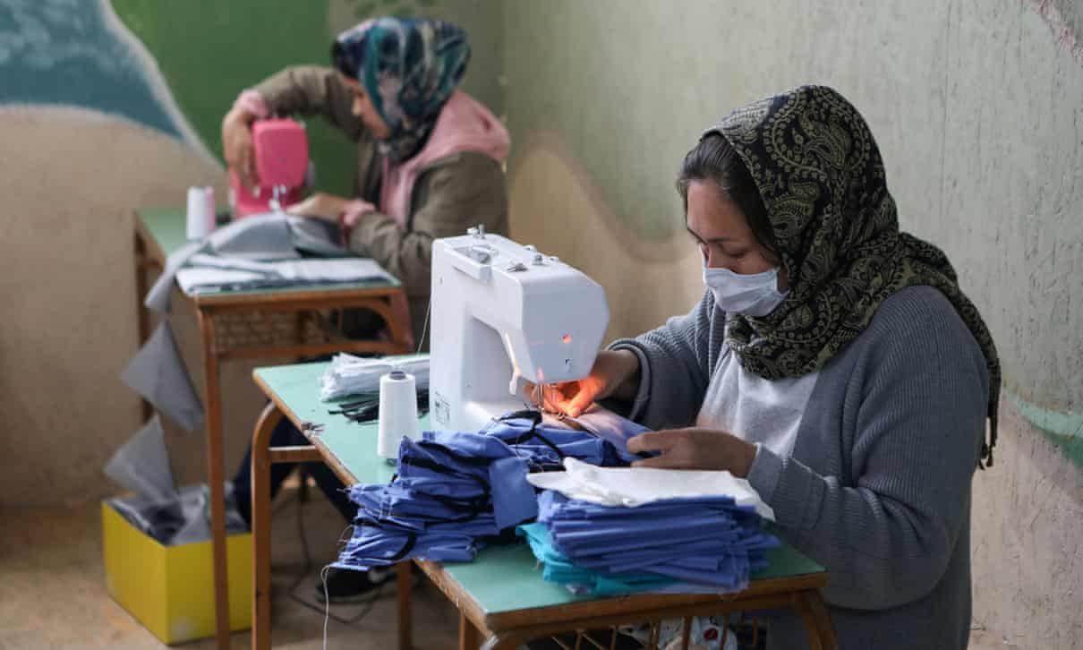 Refugees start awareness team and sewing team to cope with the outbreak ...