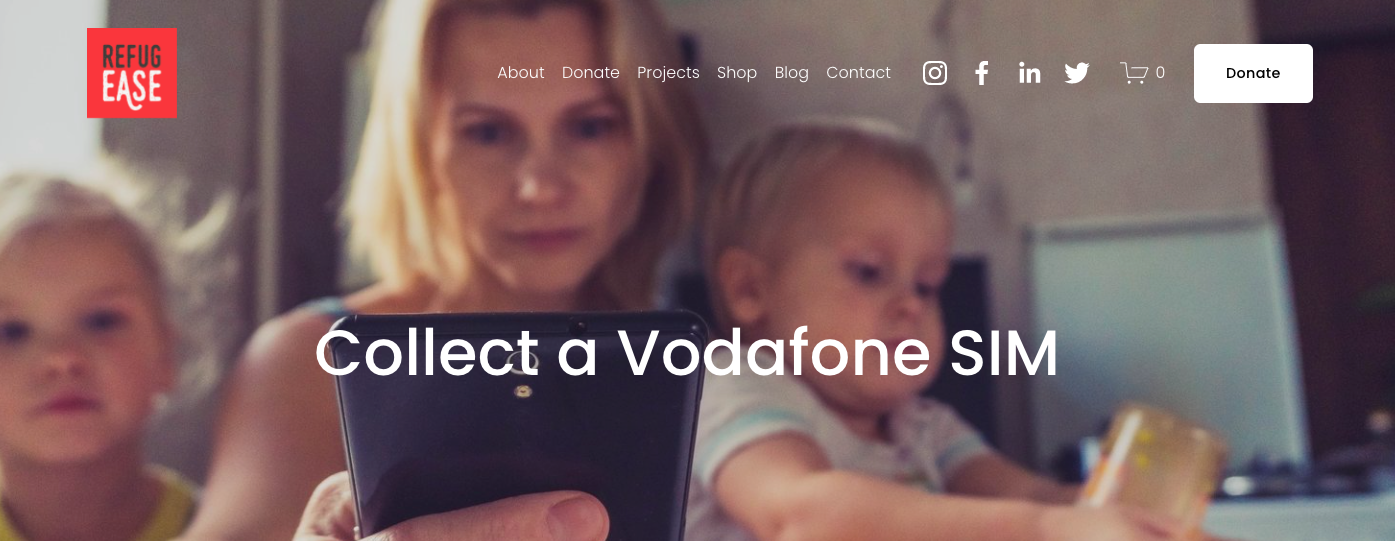 Ініціатива Vodafone (Безкоштовна сім-картка) / Vodafone Charity Connected initiative (Free Sim ...