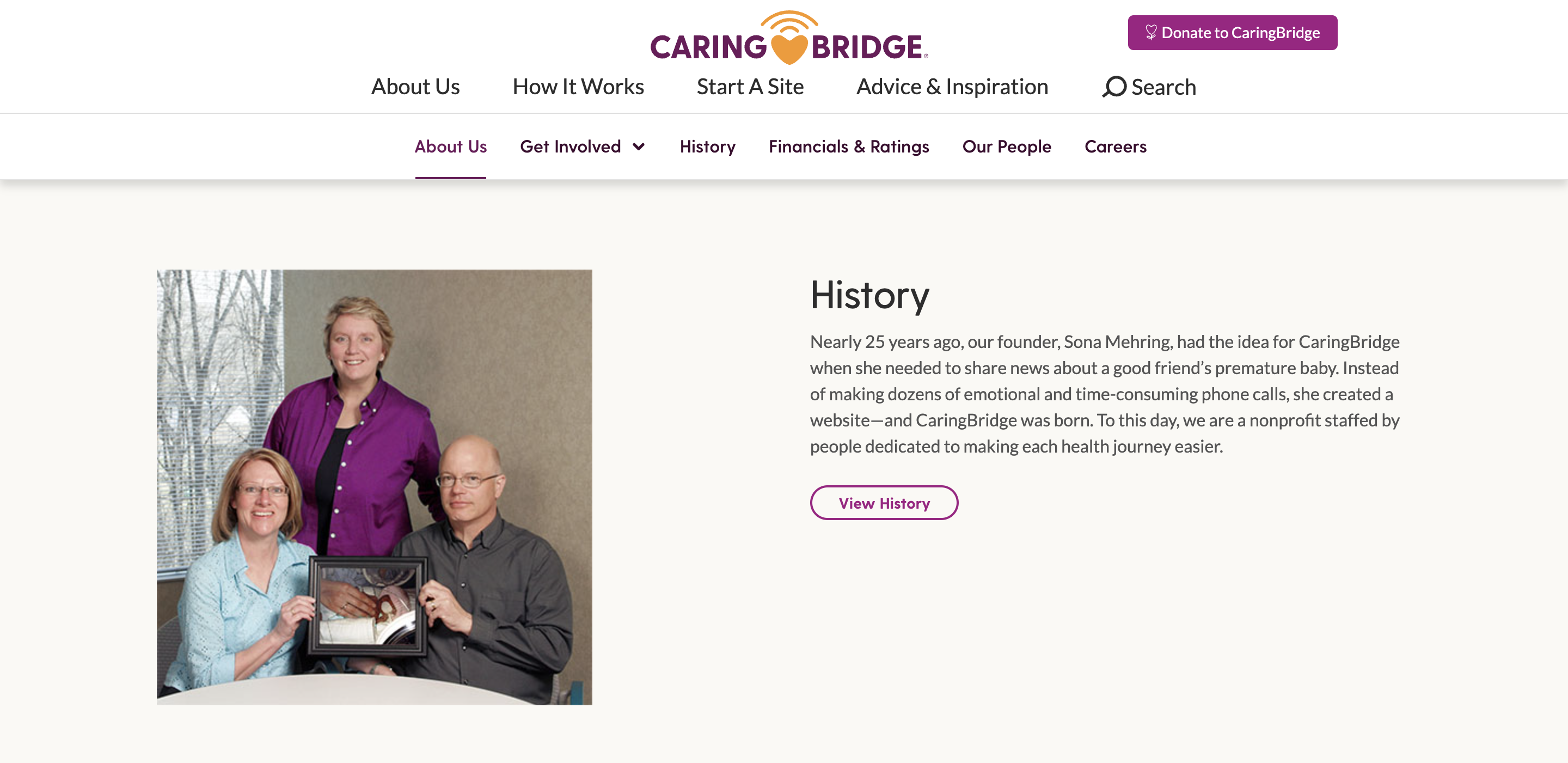 Friends asked Sona Mehring to create a platform CaringBridge, to keep ...