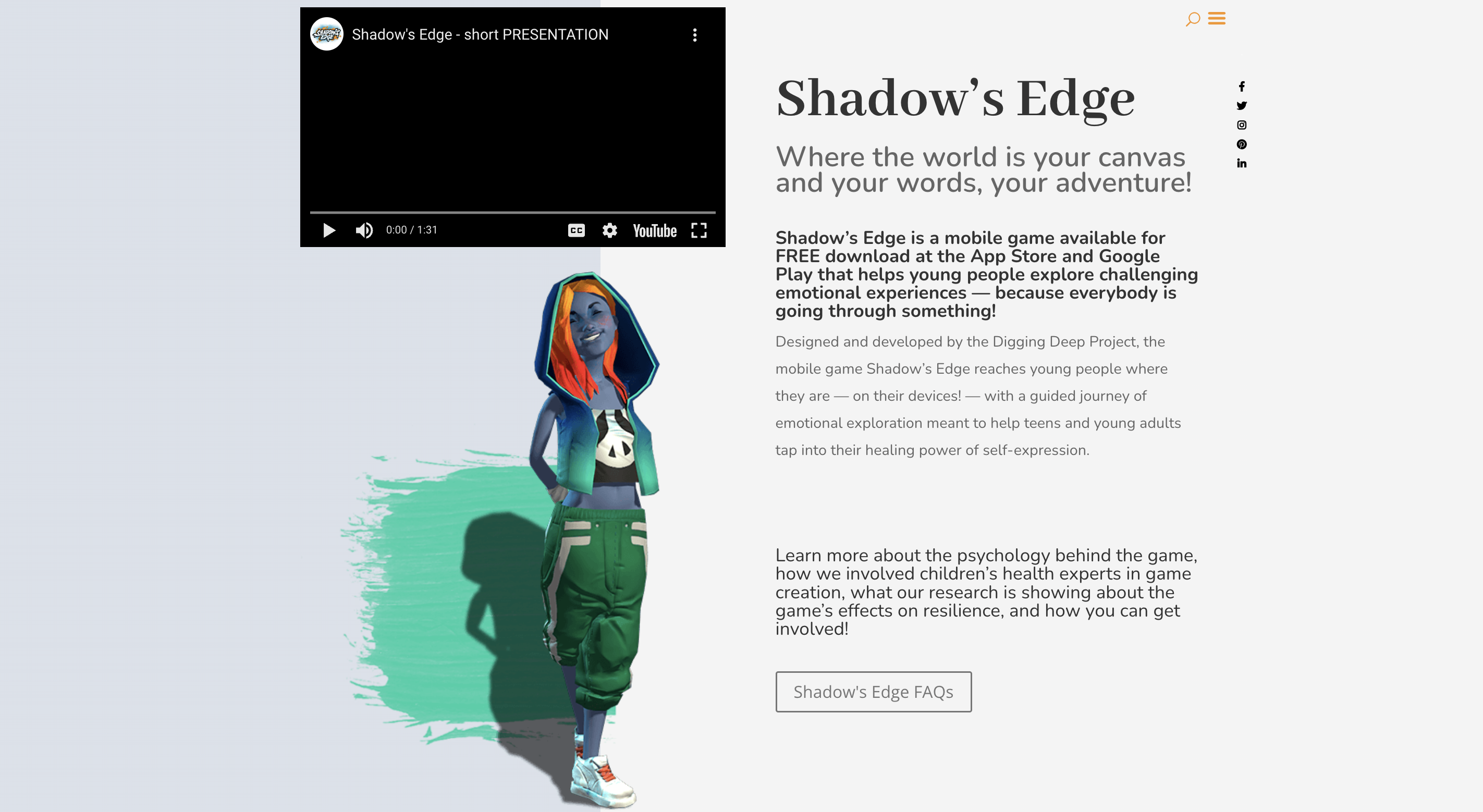 Brain cancer survivor creates mobile game- Shadow's Edge- aimed at ...