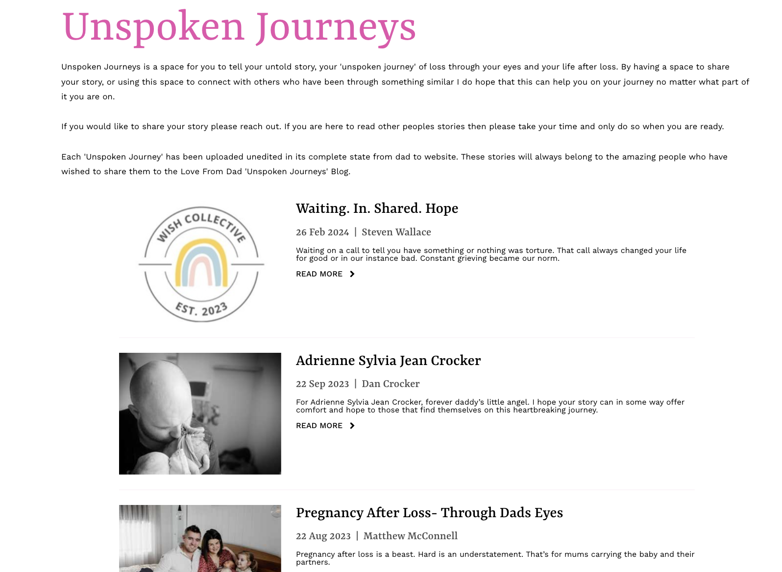 Matthew McConnell creates resource- Love From Dad- for coping with the ...