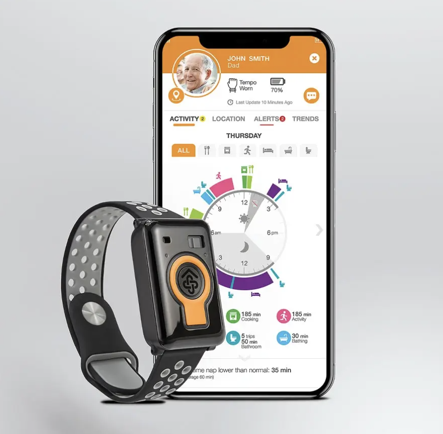 Son invents Tempo, a wearable device powered by CarePredict to innovate ...