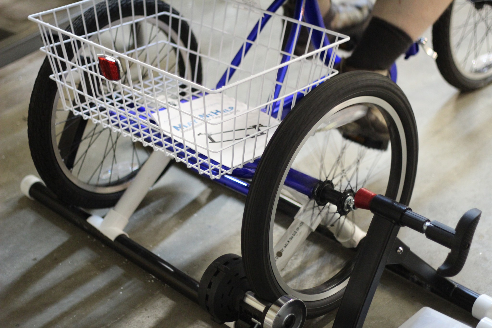 Team develops trike pedal stand for girl with spina bifida | Patient ...